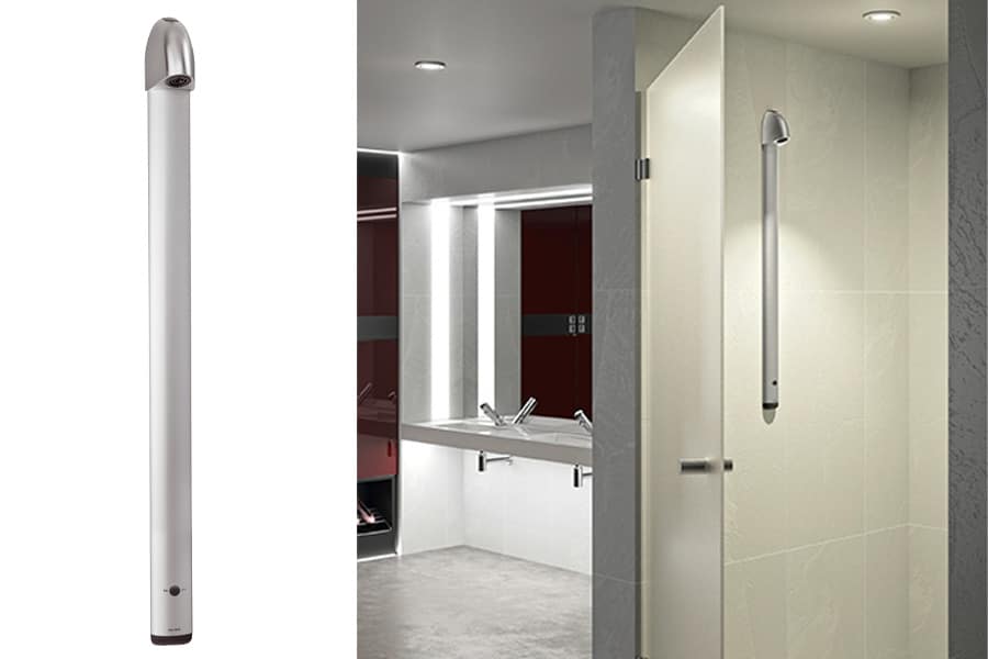 Unique shower panel for public areas